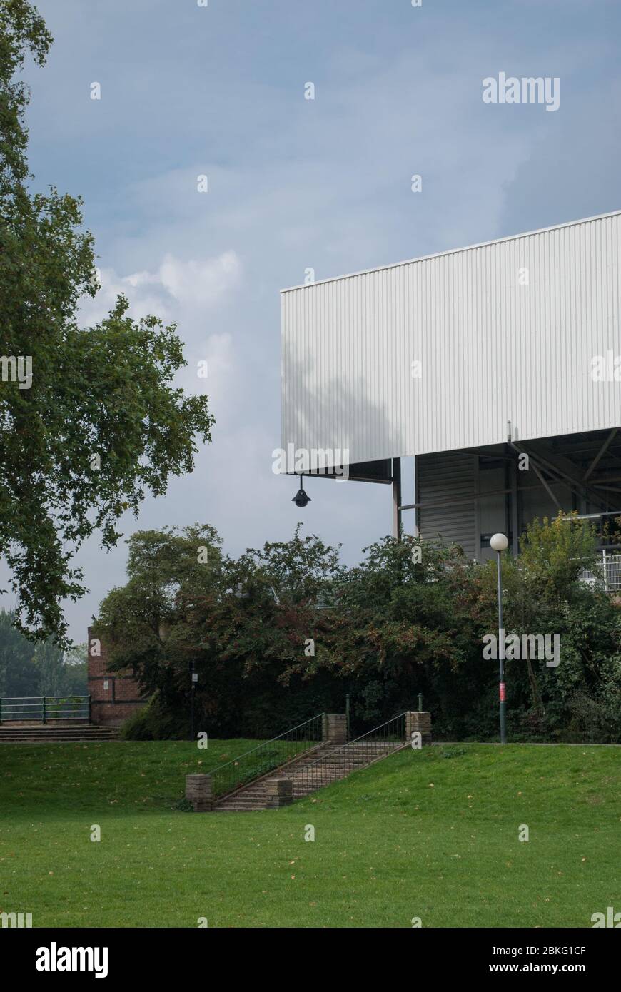 1960s 1970s White Steel Structure Architecture Football Stadium Fulham ...