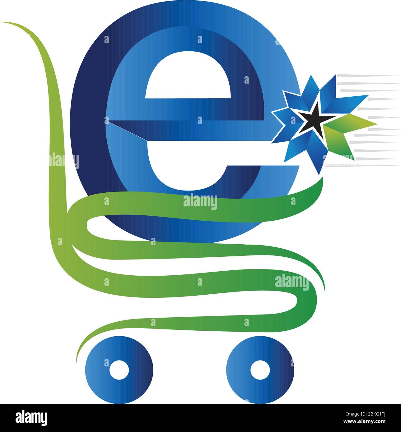 Illustration art of a internet purchasing logo with isolated background ...