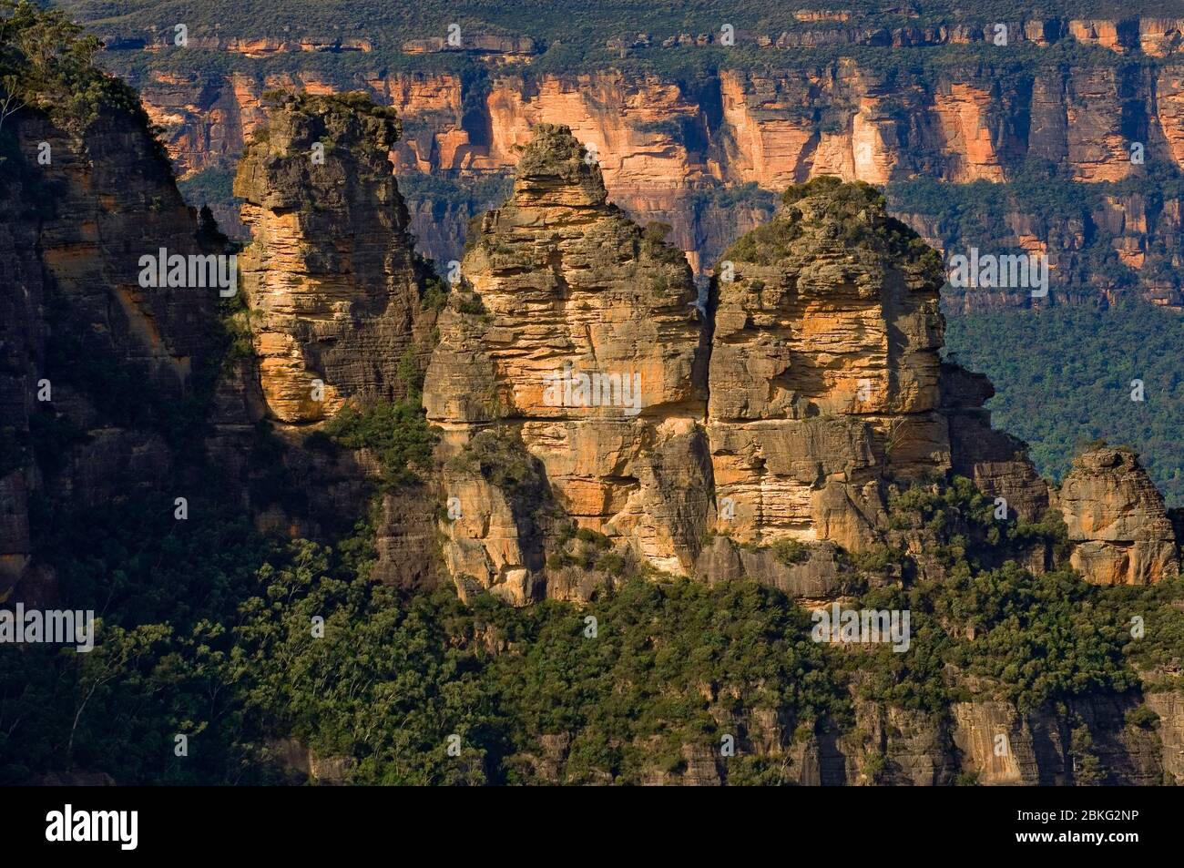 Three Sisters rock formation, Blue Mountains, NSW, Australia Stock ...