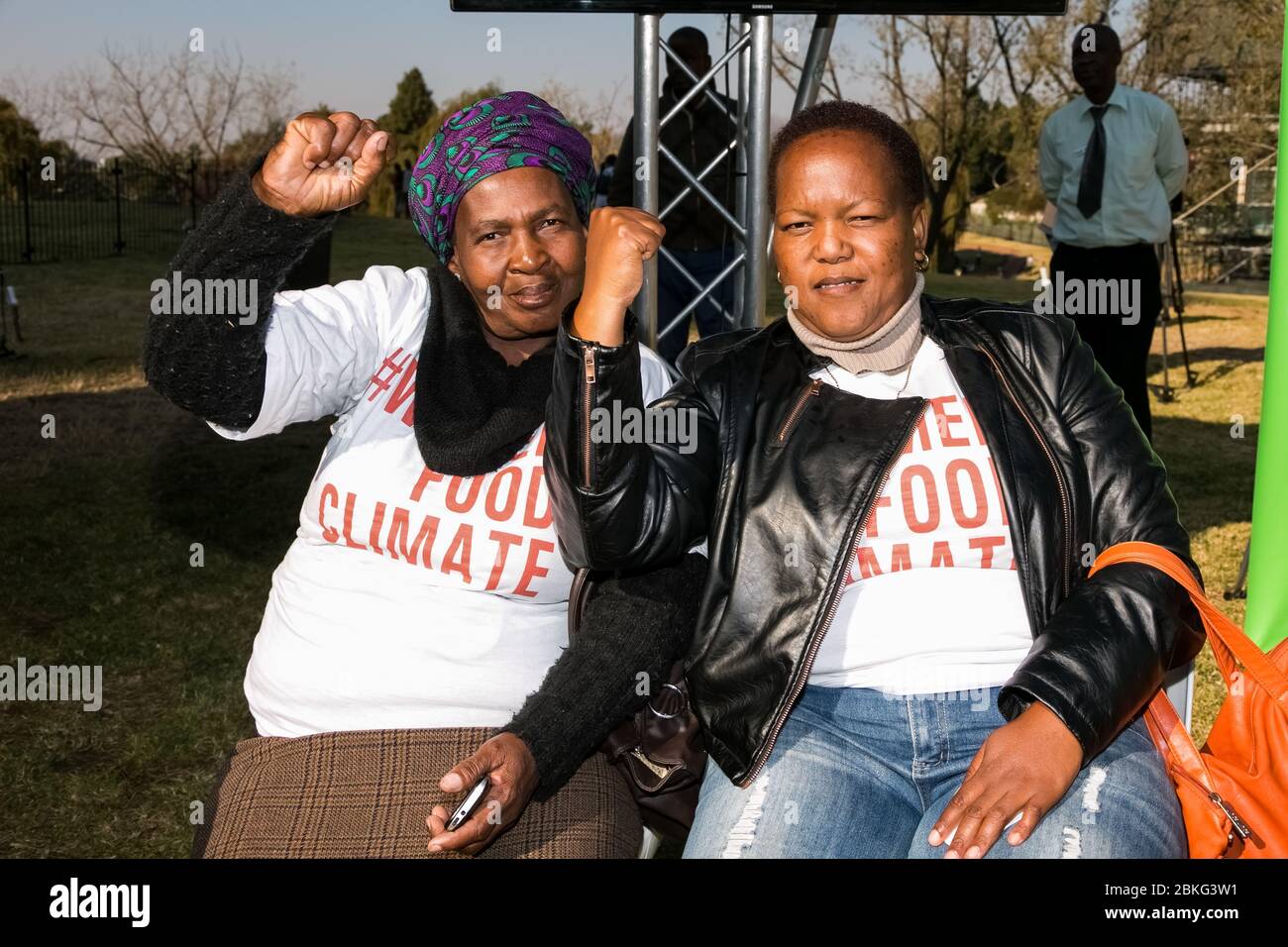 Johannesburg, South Africa - June 13, 2015: Group of senior African ...