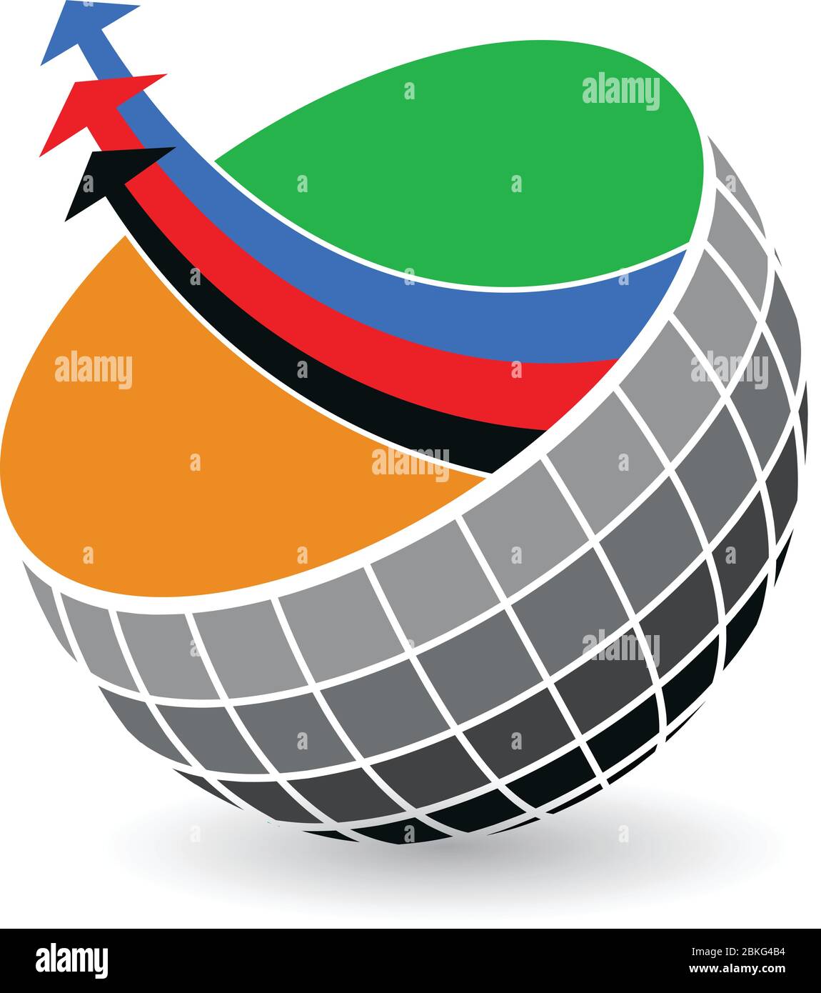 globe arrow logo Stock Vector Image & Art - Alamy