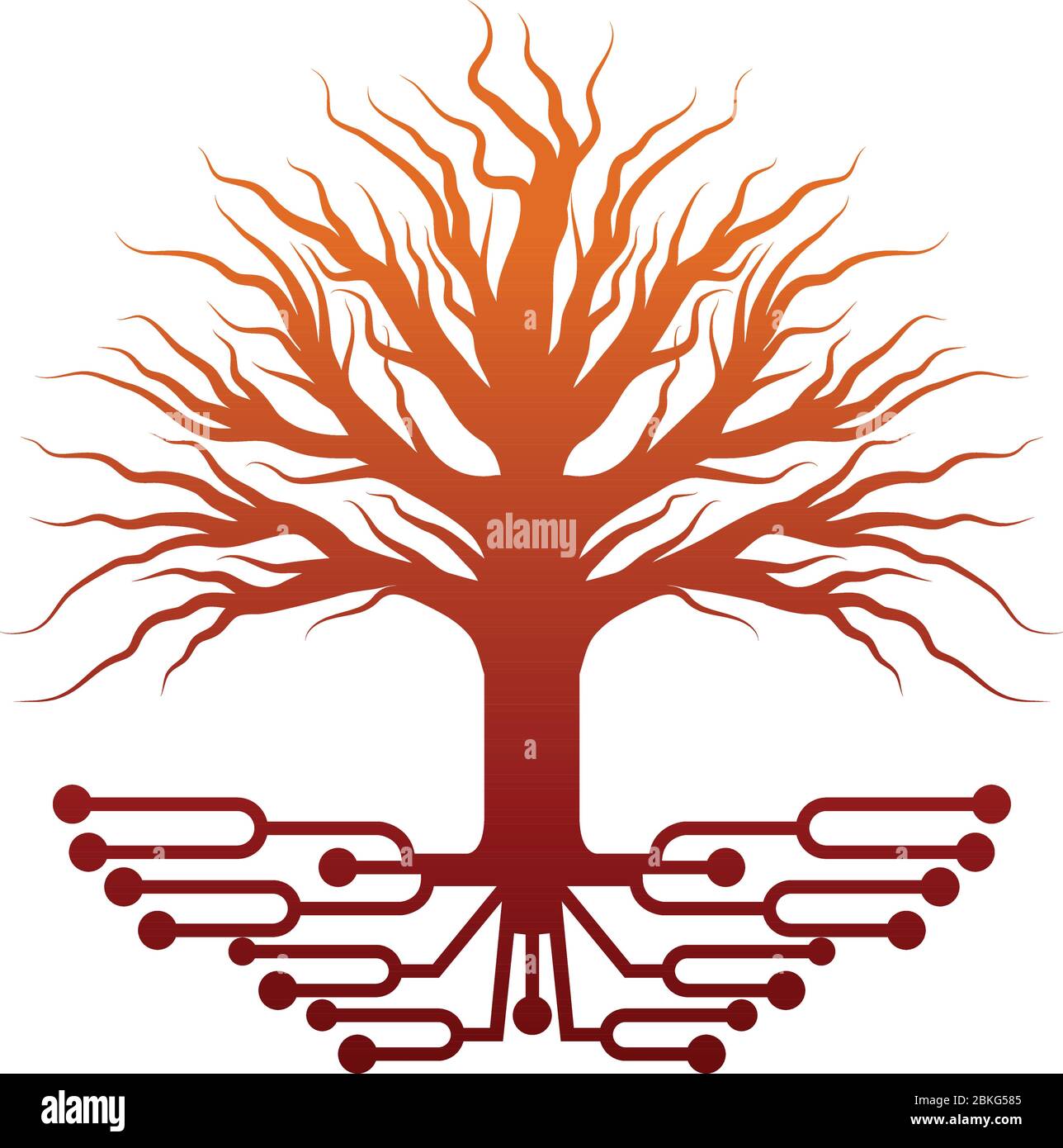 Electron tree Stock Vector Images - Alamy