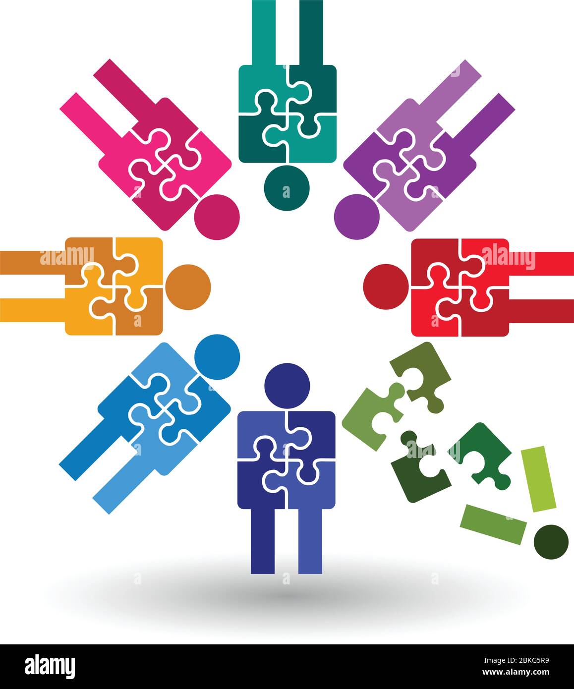 Activity puzzle logo hi-res stock photography and images - Alamy