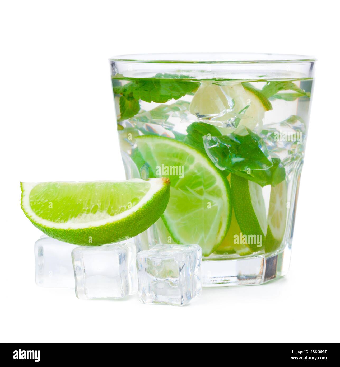 cold fresh lemonade. Isolated on white background with clipping path ...