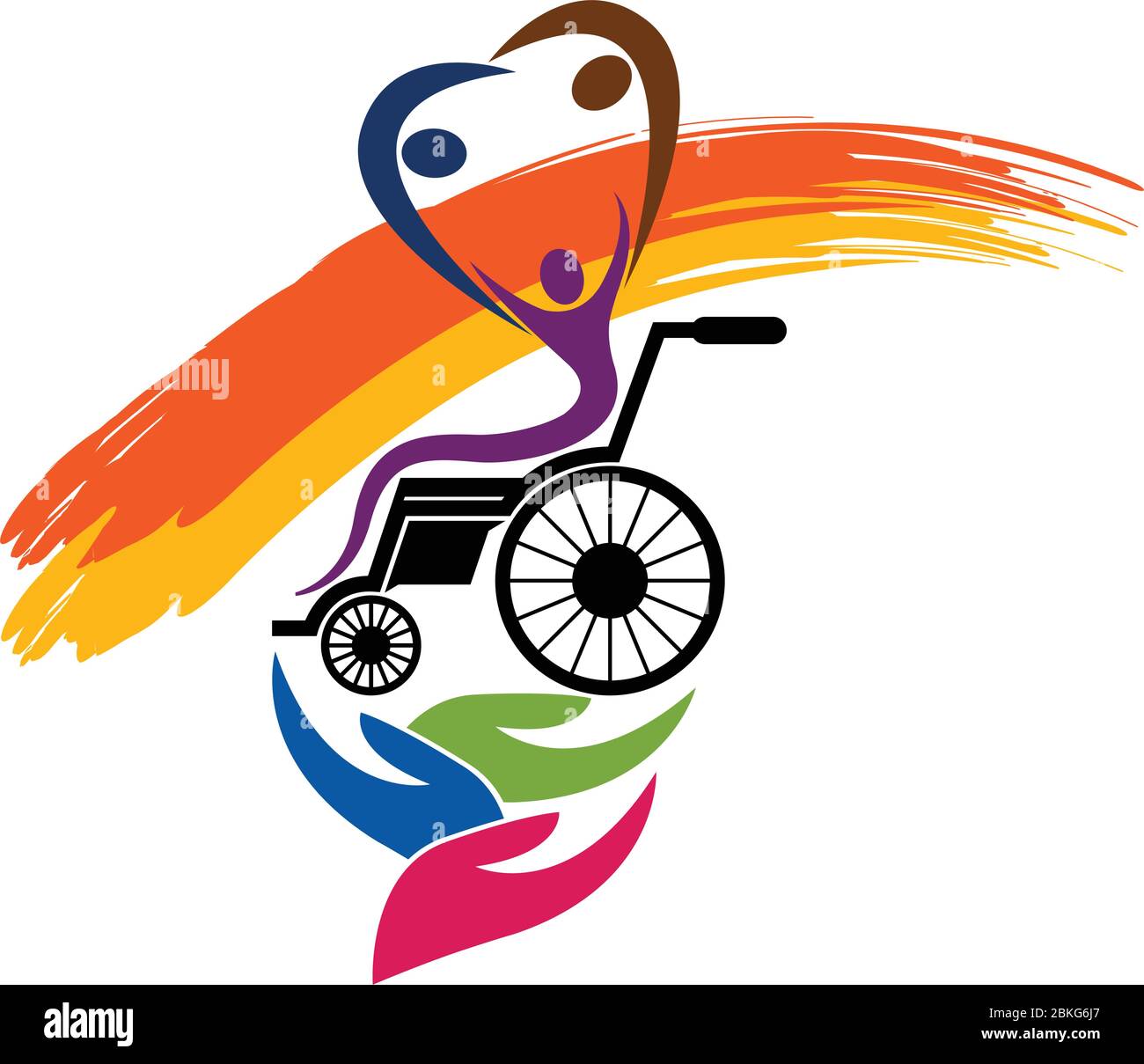 disabled care logo Stock Vector Image & Art - Alamy