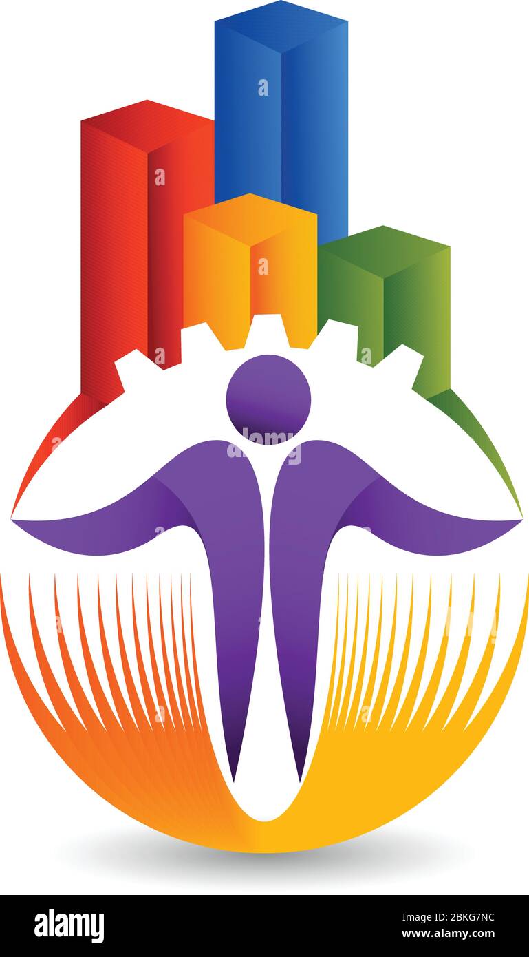 man with building construction logo Stock Vector Image & Art - Alamy