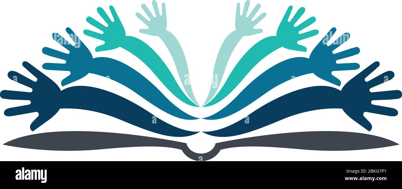 hand book logo Stock Vector Image & Art - Alamy