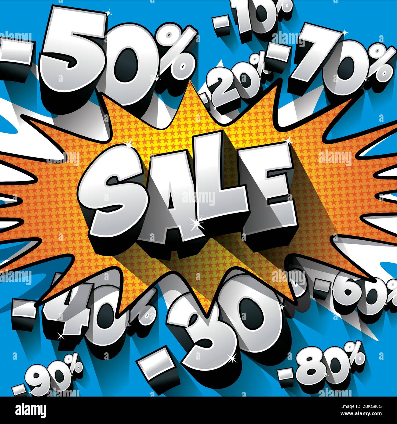 Creative abstract sale design on background vector illustration Stock ...