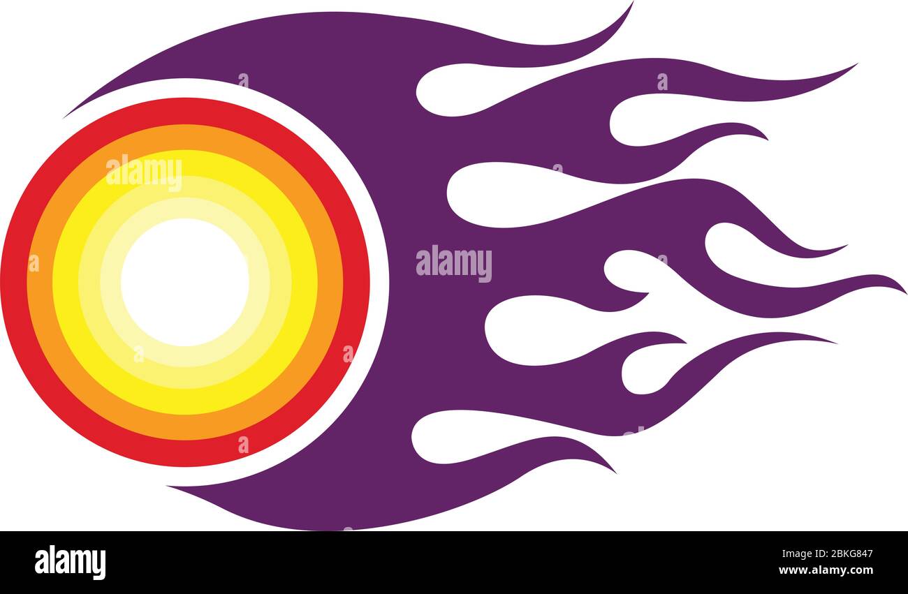 fire ball logo Stock Vector Image & Art - Alamy