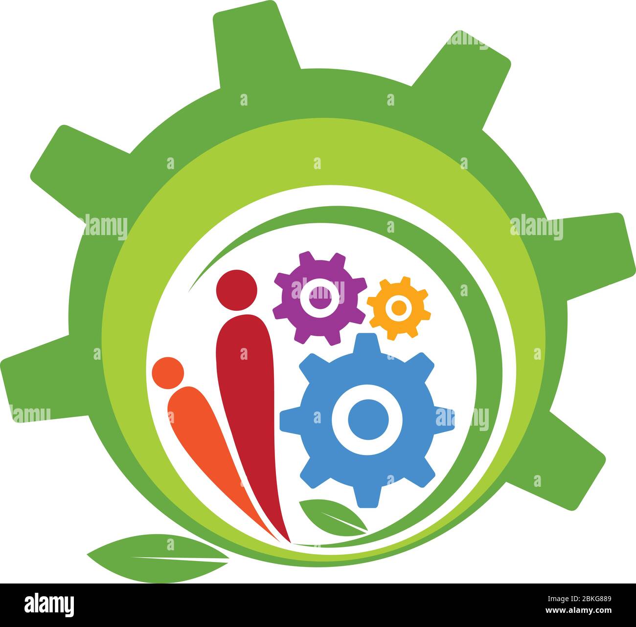 Eco bright education logo design Stock Vector Image & Art - Alamy