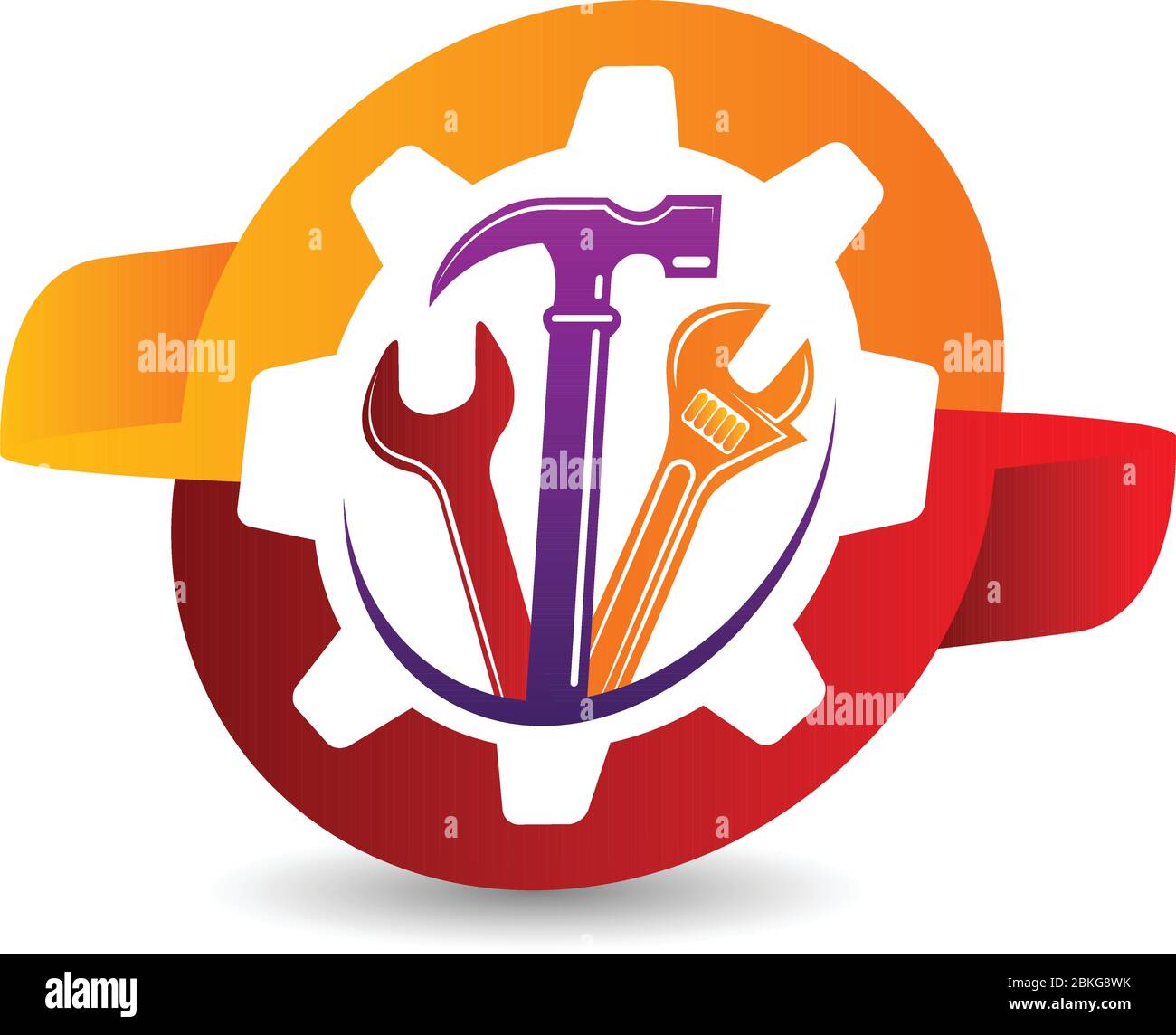 gear tool logo Stock Vector Image & Art - Alamy