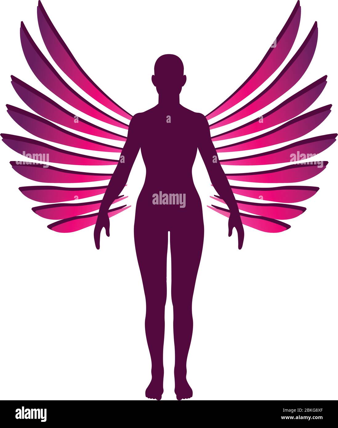 standing angel logo Stock Vector Image & Art - Alamy