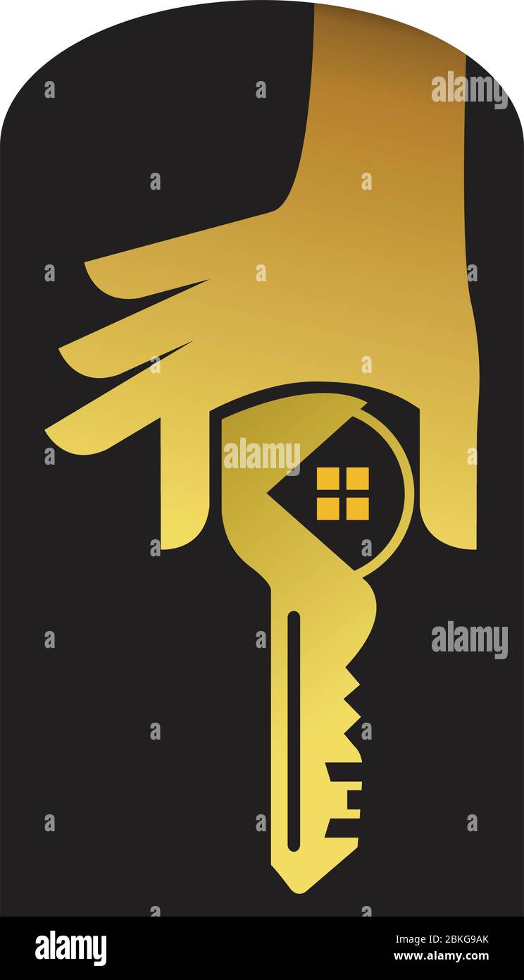 hand key logo Stock Vector Image & Art - Alamy