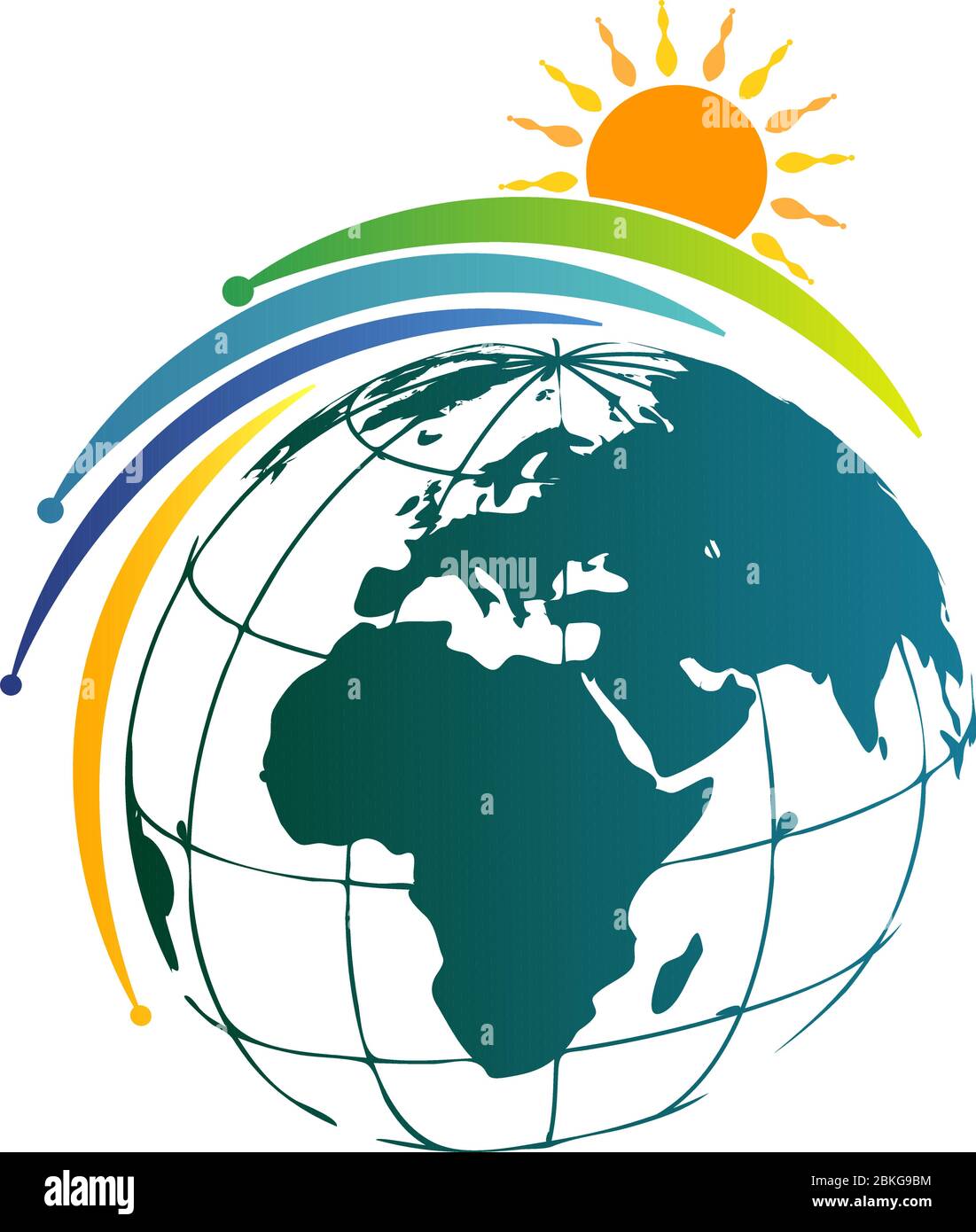 globe and sun logo Stock Vector Image & Art - Alamy