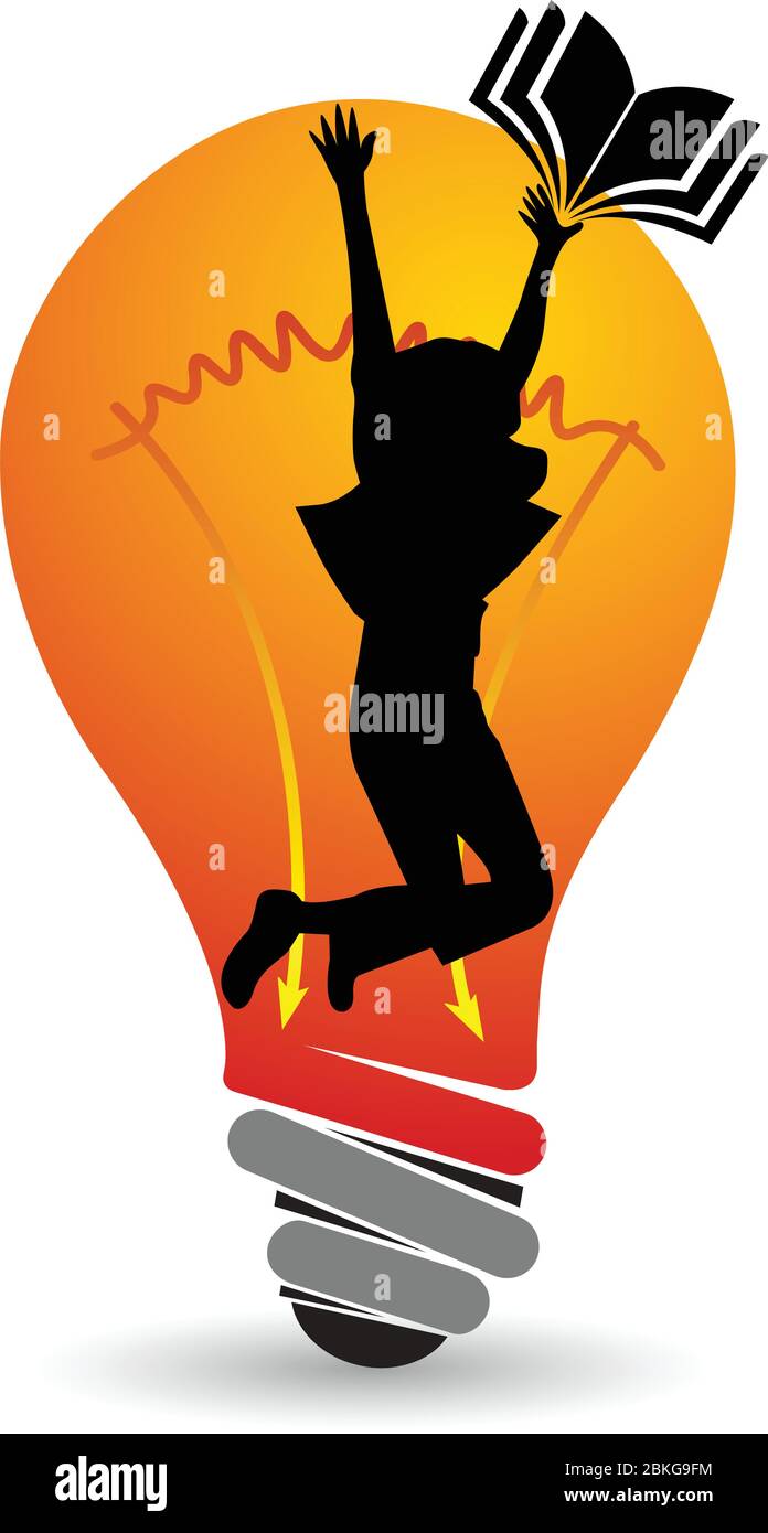 Illustration art of a way education logo with isolated background Stock ...