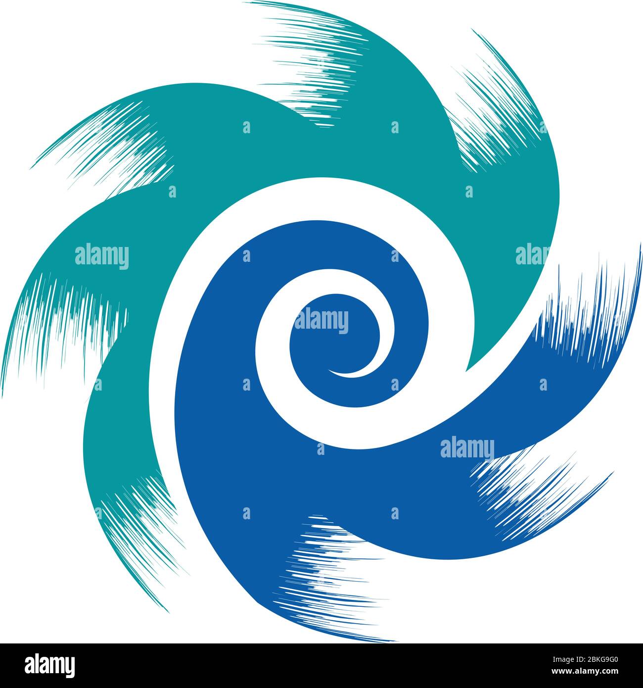 Futuristic wind logo hi-res stock photography and images - Alamy