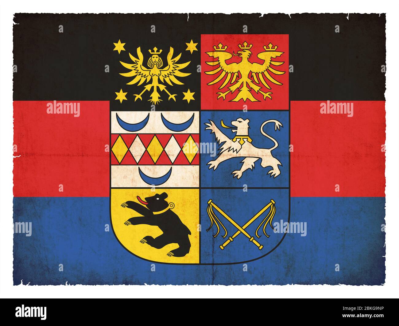 Flag of the German region Est Frisia (Lower Saxony Germany) created in ...