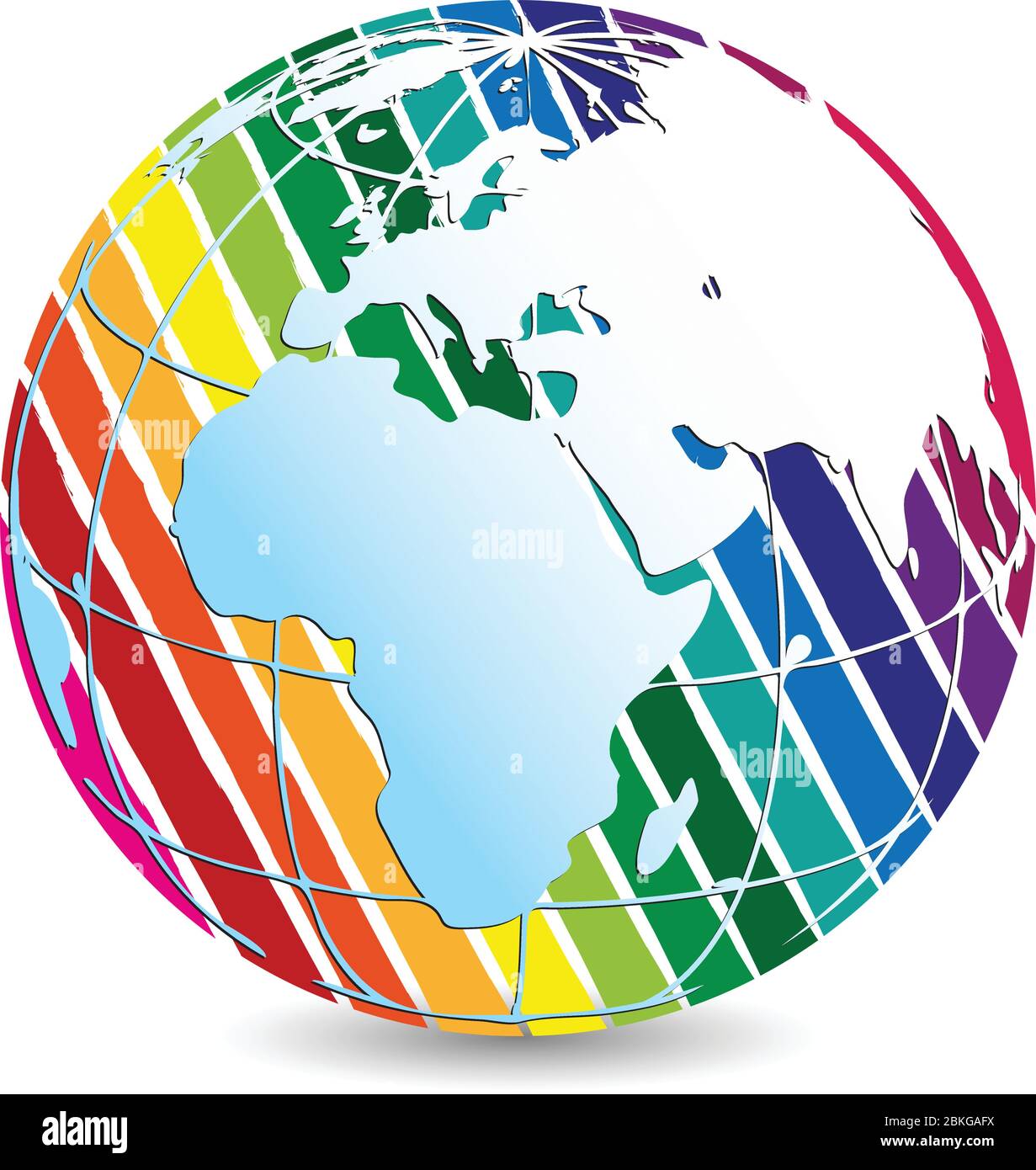 colorful globe logo Stock Vector Image & Art - Alamy