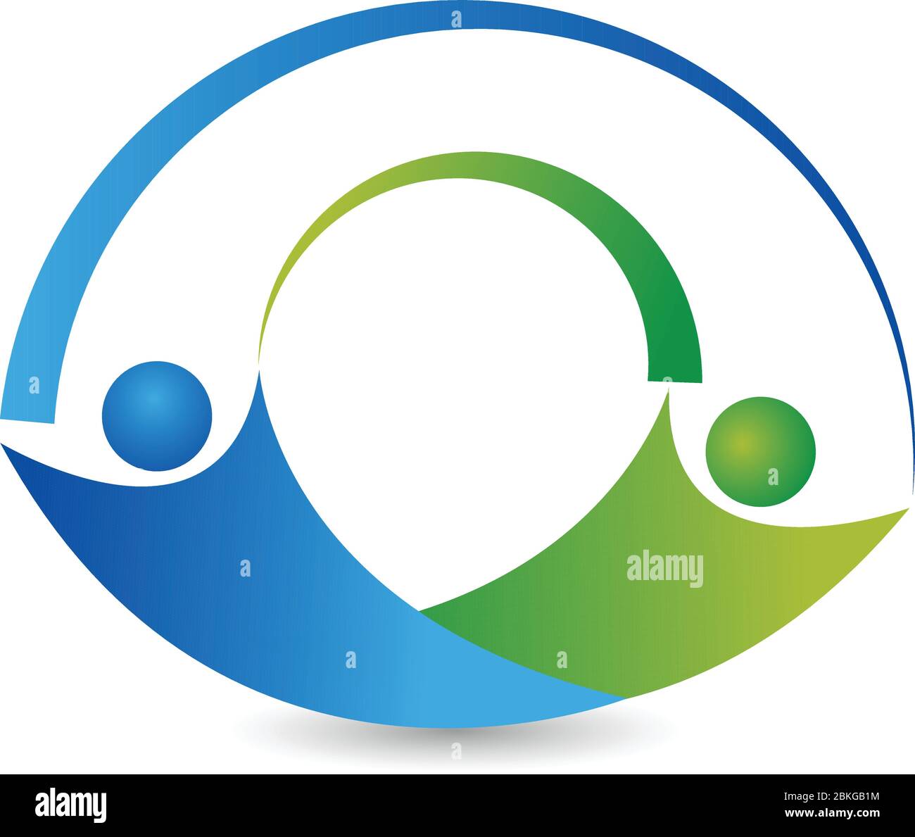 Illustration art of a couple logo with isolated background Stock Vector ...