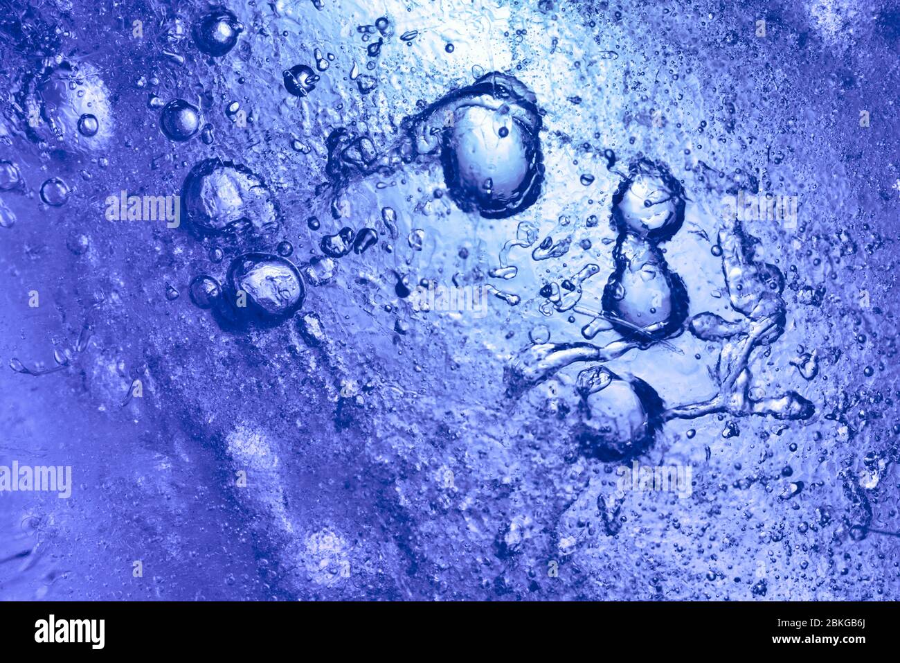 Abstract, liquid blue paint metallic background Stock Photo - Alamy