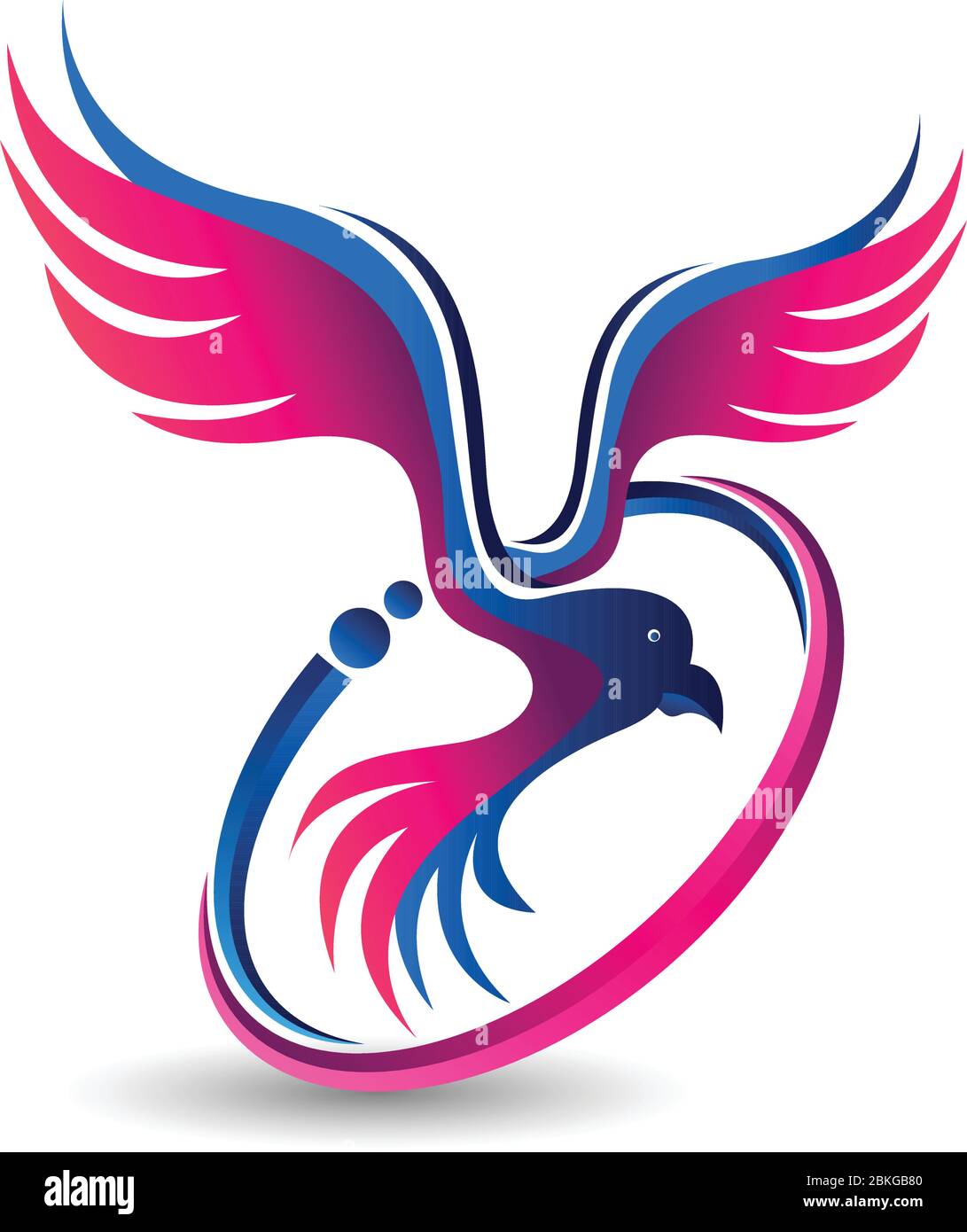 fly bird logo Stock Vector Image & Art - Alamy