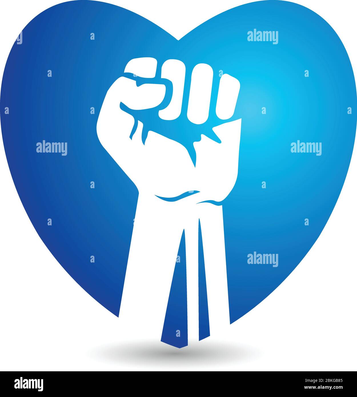 strong love symbol Stock Vector Image & Art - Alamy