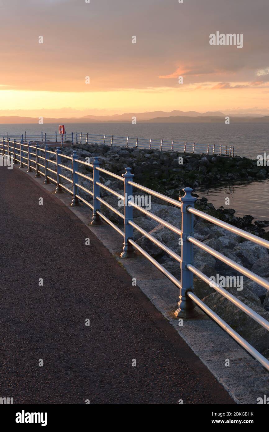 Morecambe Bay sunset Stock Photo - Alamy