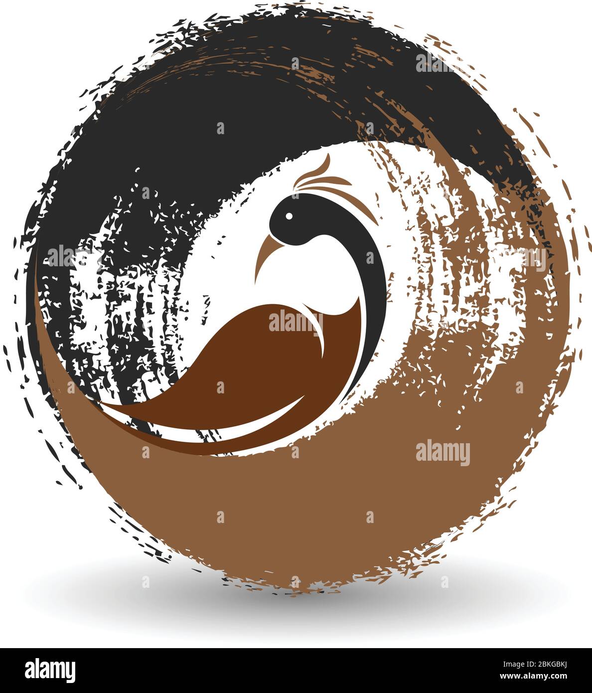 stylish peacock logo Stock Vector Image & Art - Alamy