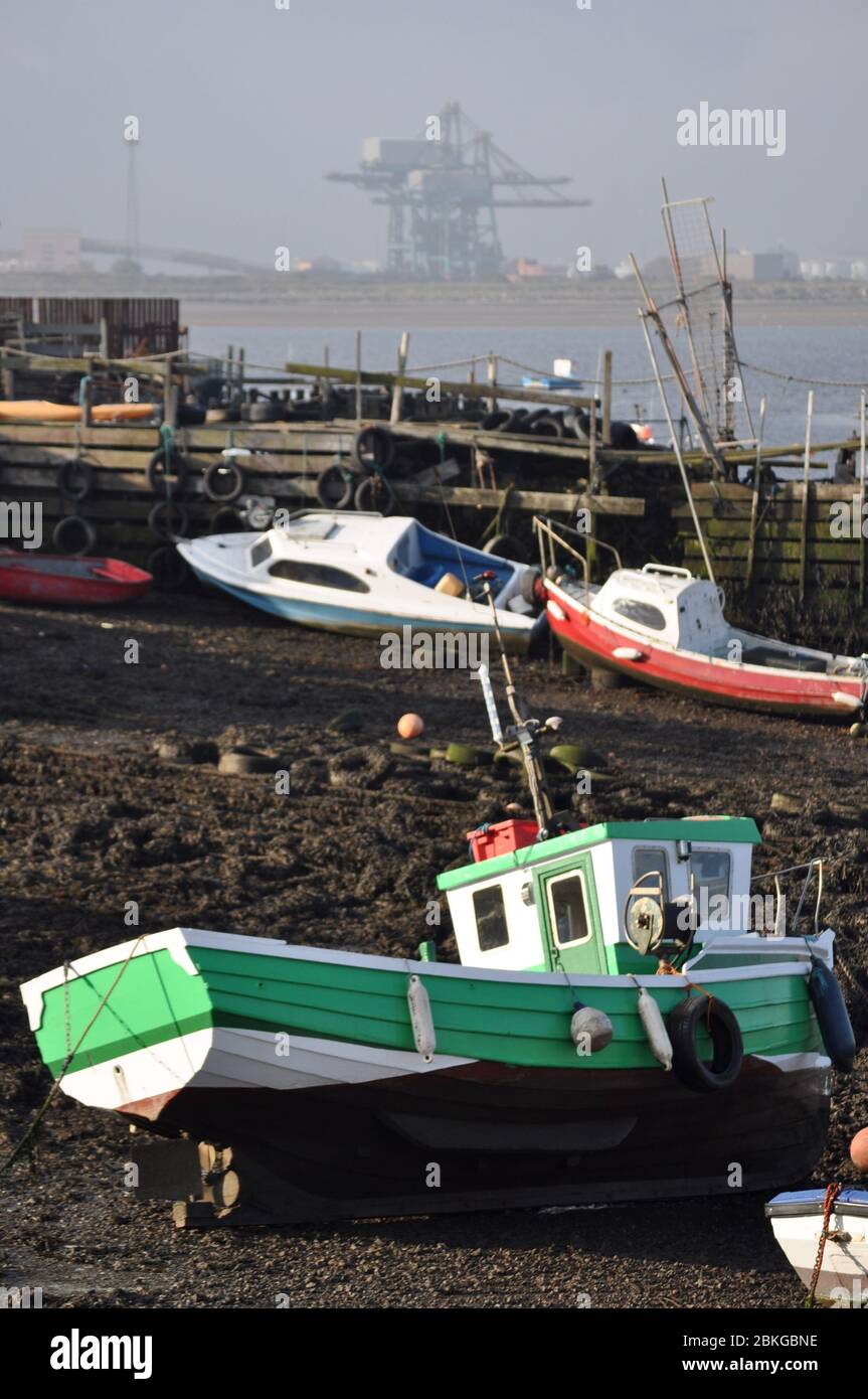 Paddy's Holen, South Gare near Redcar on the river Tees Middlesbrough ...