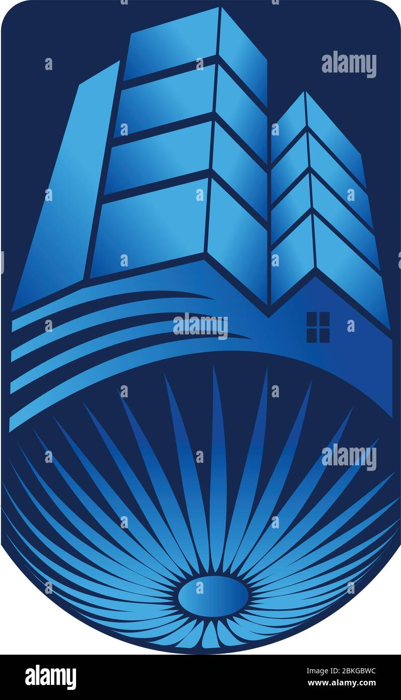 bright Building logo Stock Vector Image & Art - Alamy