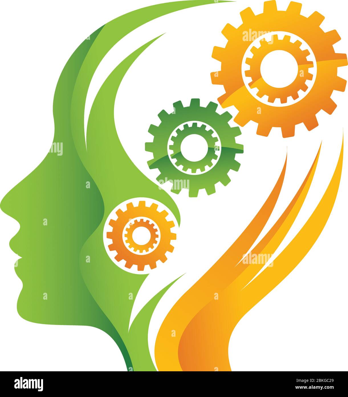 mind gear logo Stock Vector Image & Art - Alamy