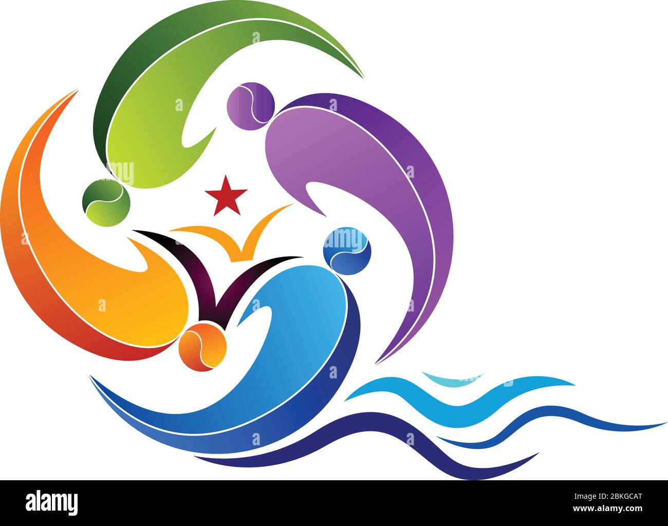 swimming education logo Stock Vector Image & Art - Alamy