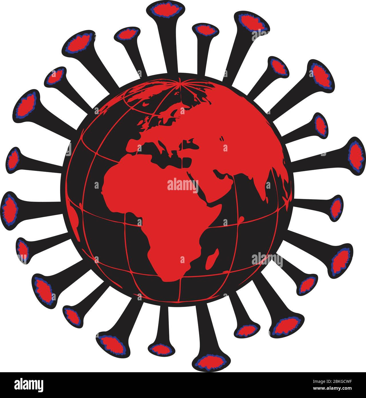 covid19 virus logo Stock Vector Image & Art - Alamy