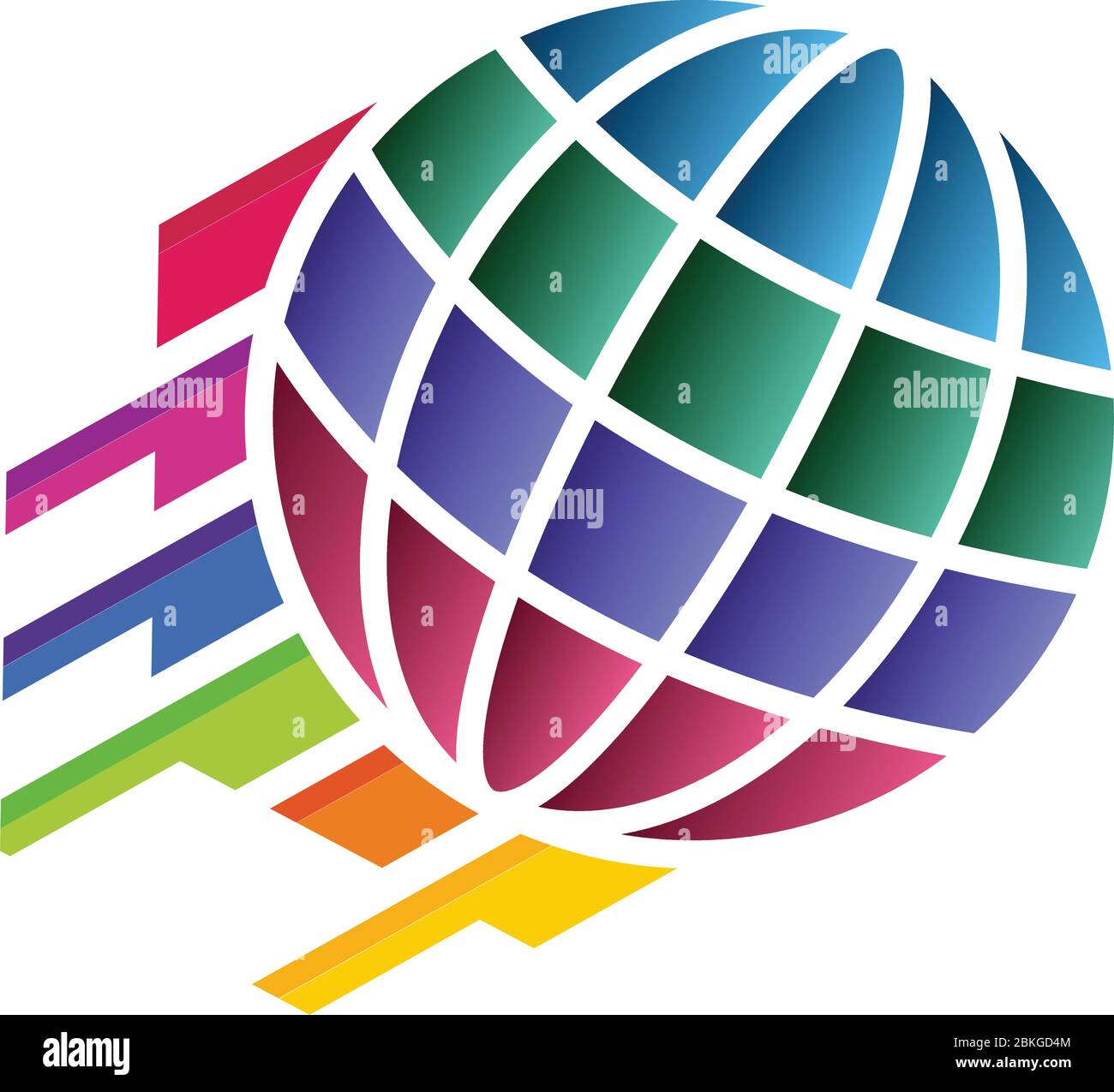 colorful globe logo Stock Vector Image & Art - Alamy