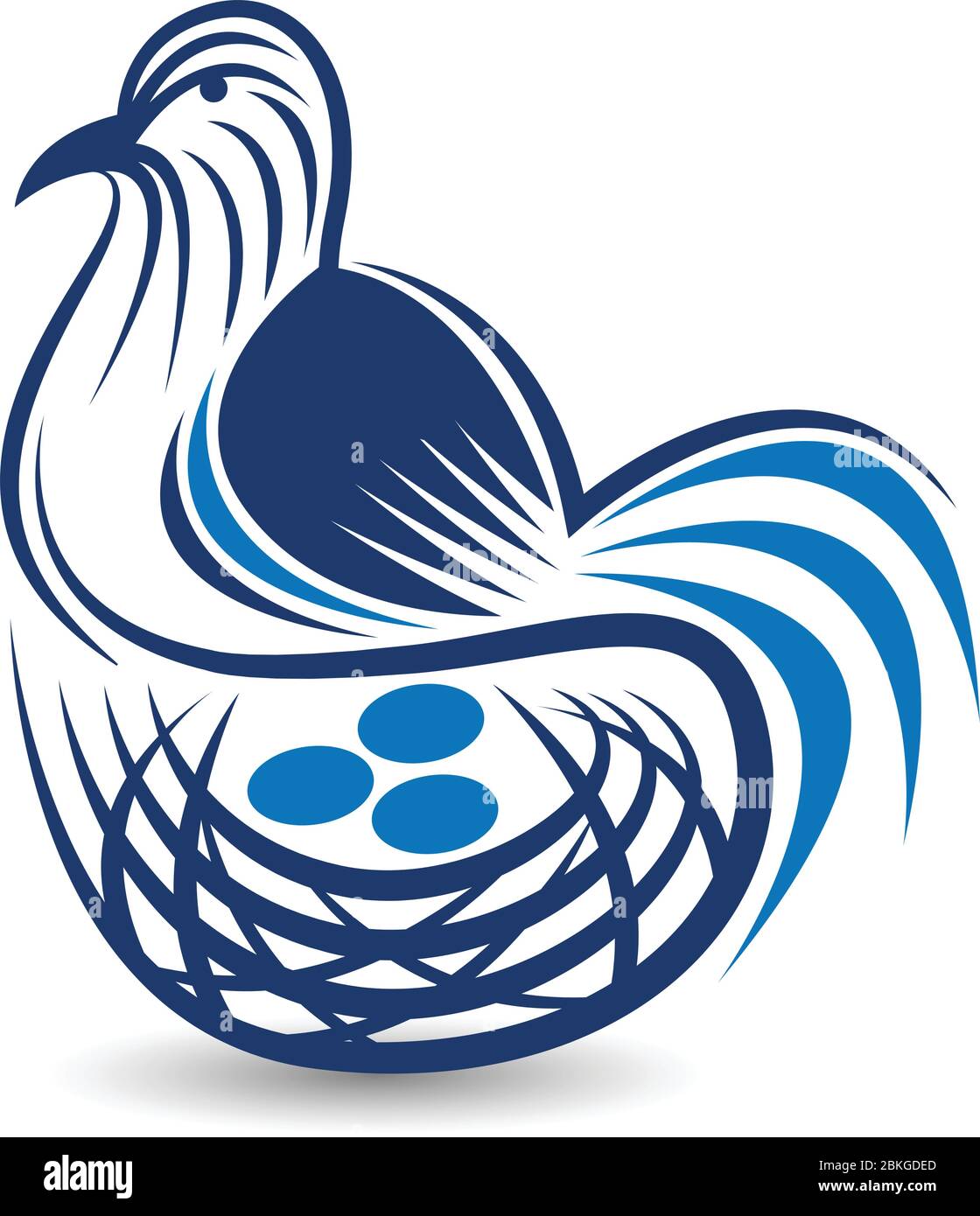 bird hatch her egg logo Stock Vector Image & Art - Alamy