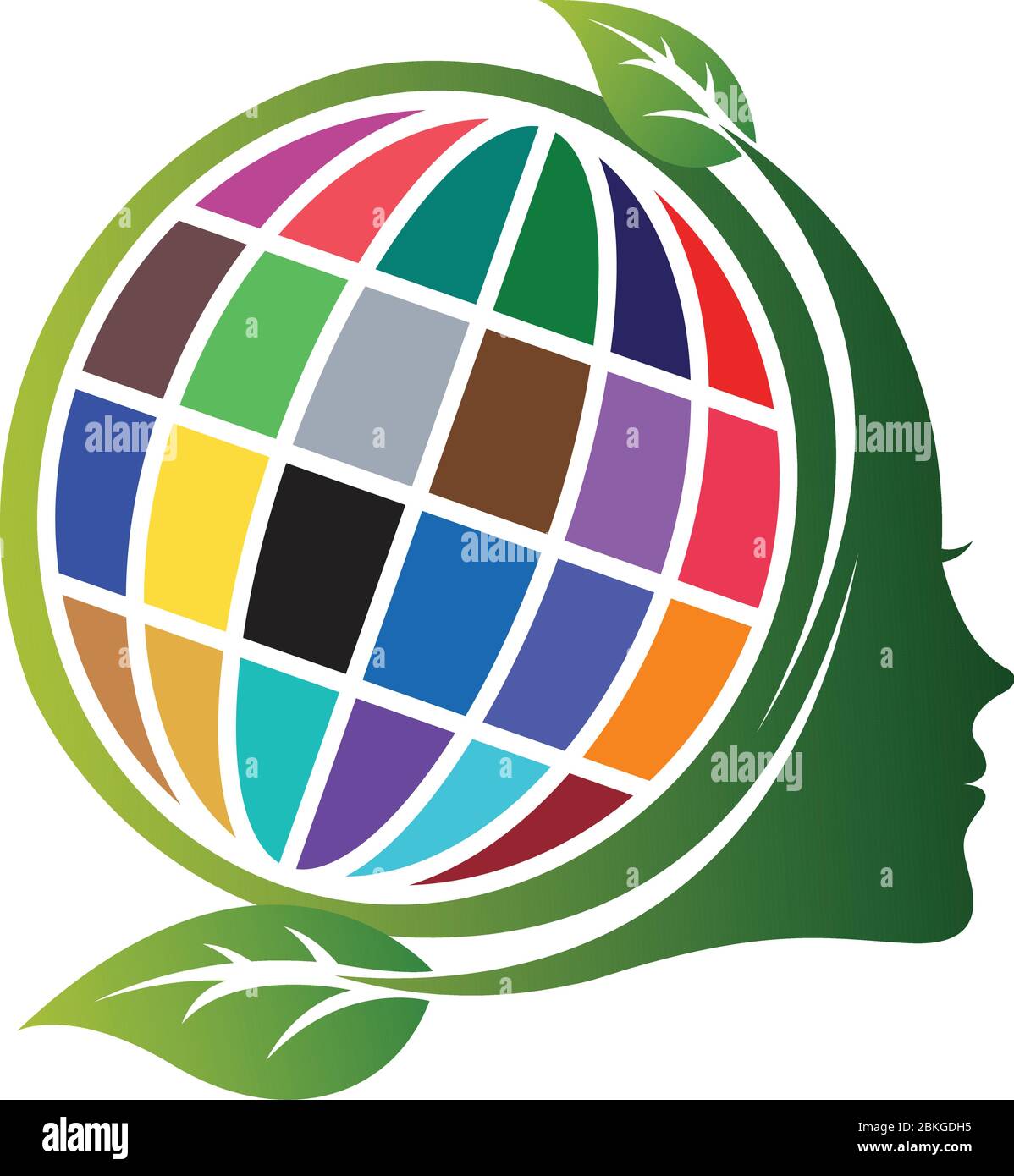 face environment logo Stock Vector Image & Art - Alamy