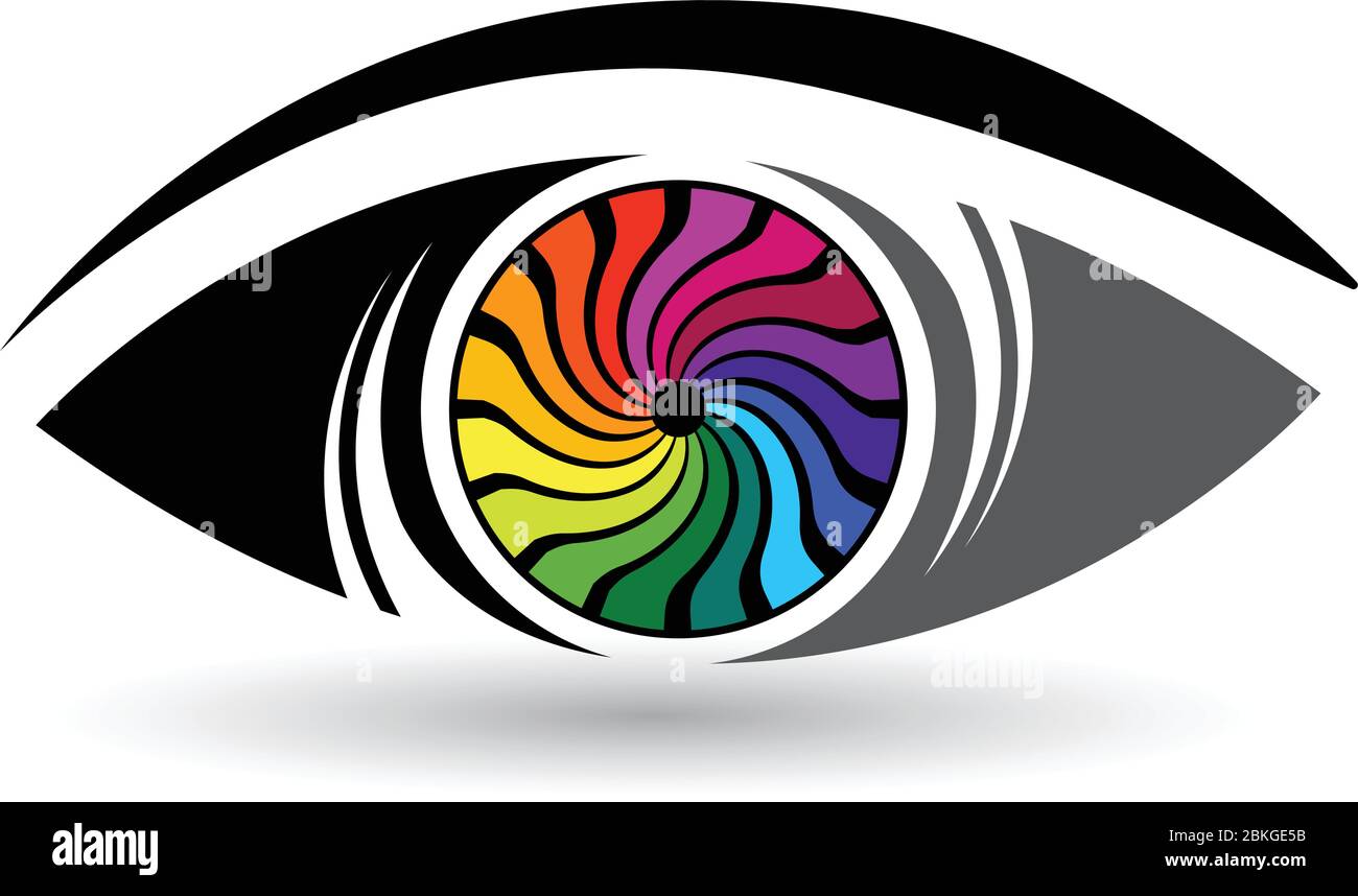 colorful eyeball logo Stock Vector Image & Art - Alamy