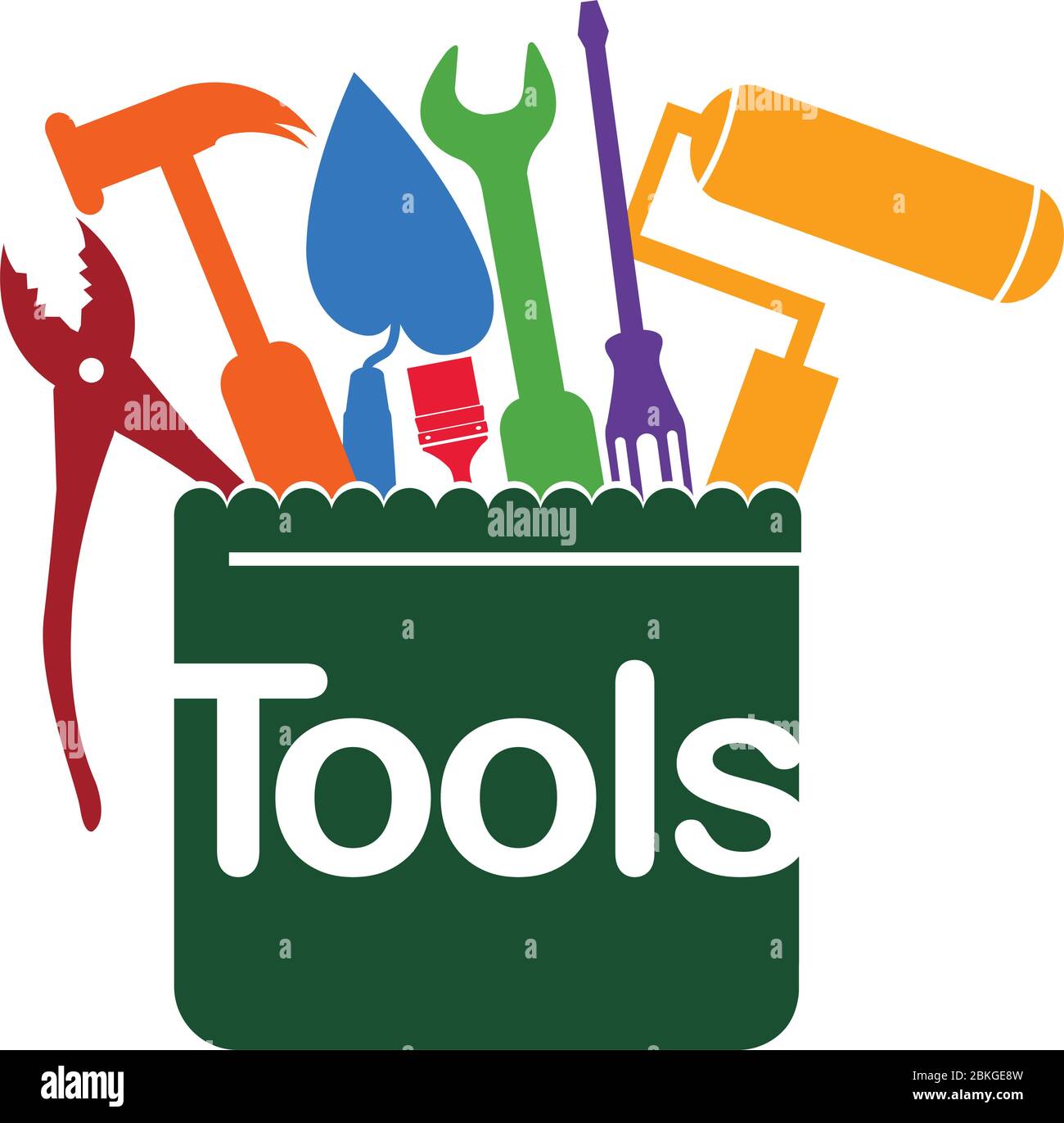 service tools logo Stock Vector Image & Art - Alamy