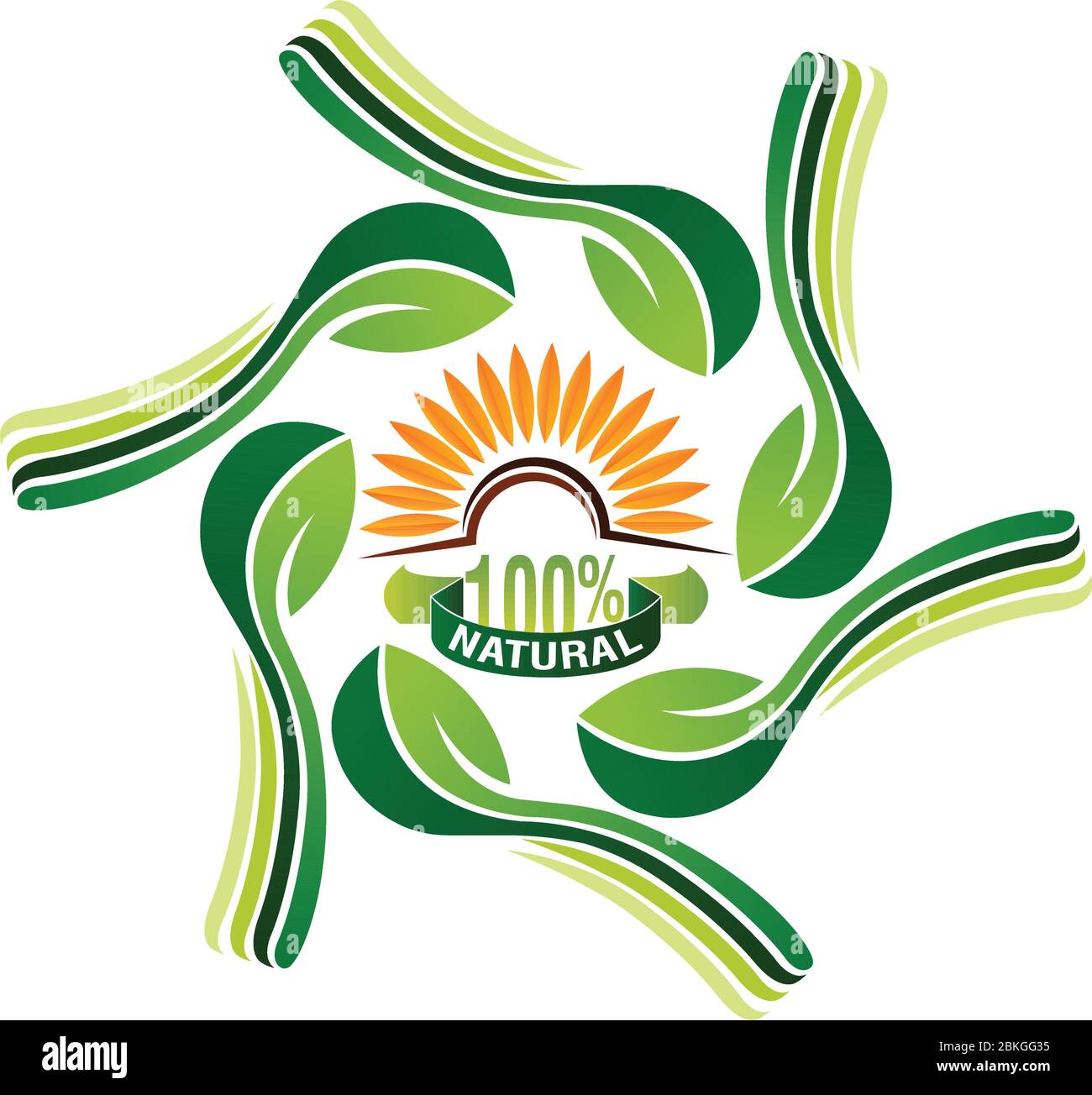 nature vegetarian food logo Stock Vector Image & Art - Alamy