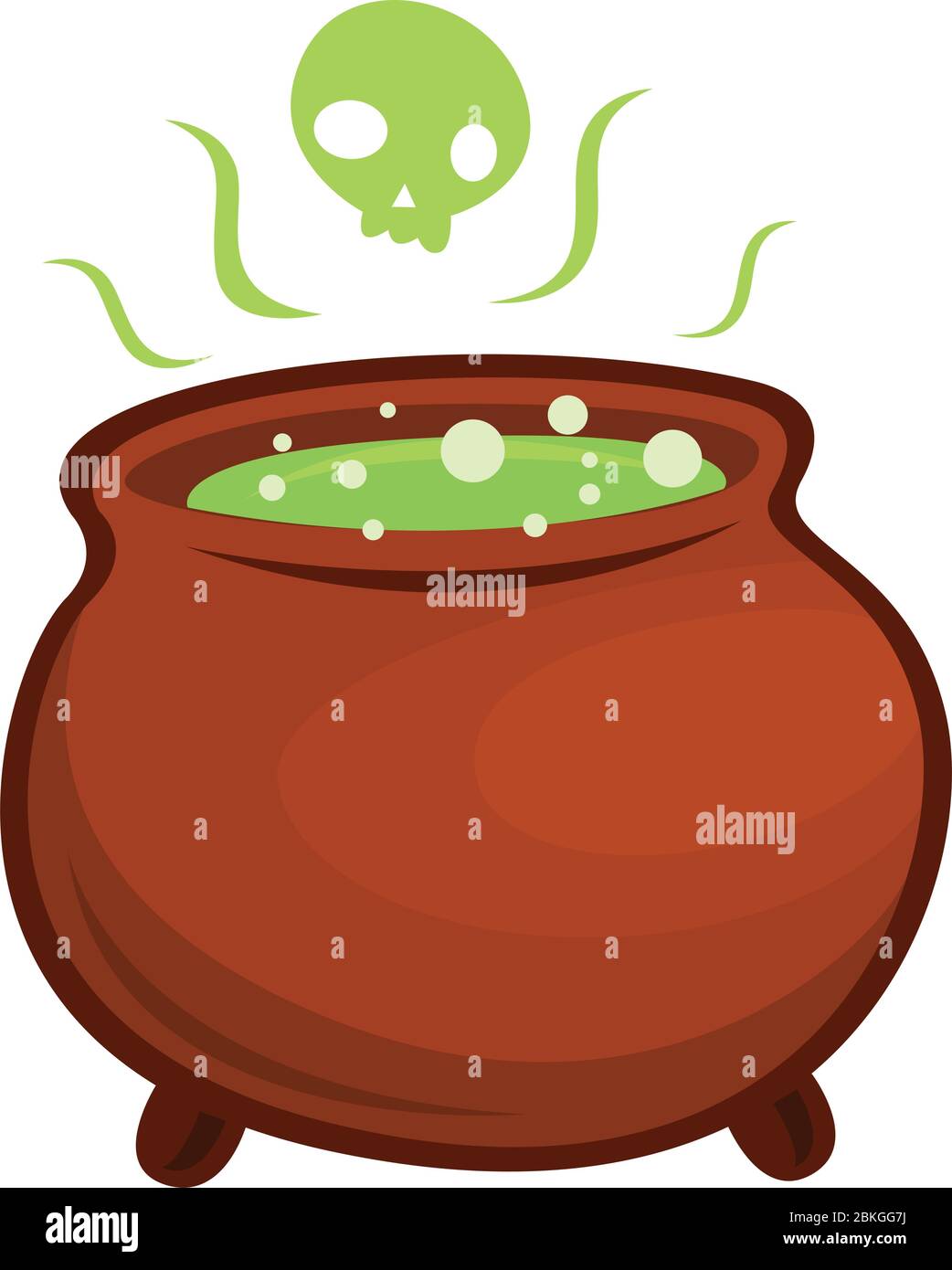 Halloween Witch Pot Clipart