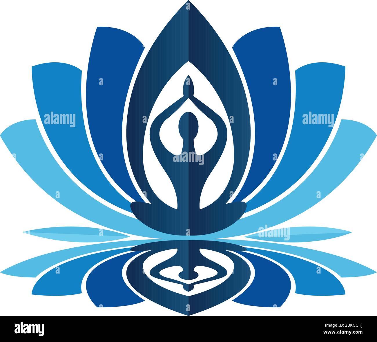 lotus yoga logo Stock Vector Image & Art - Alamy
