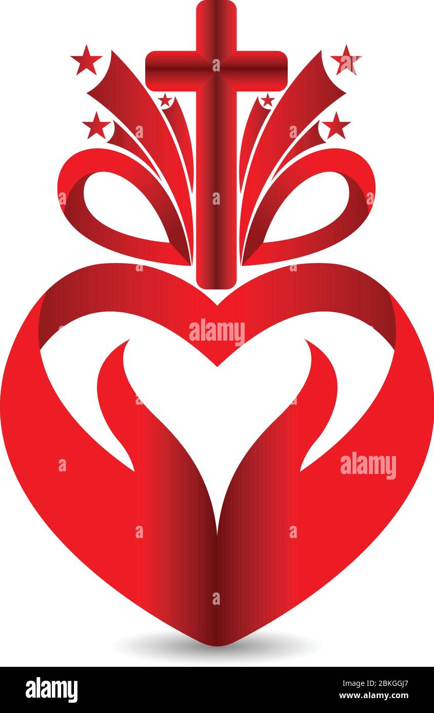 jesus love gift logo Stock Vector Image & Art - Alamy