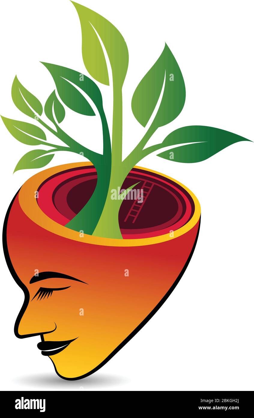 tree face logo Stock Vector Image & Art - Alamy