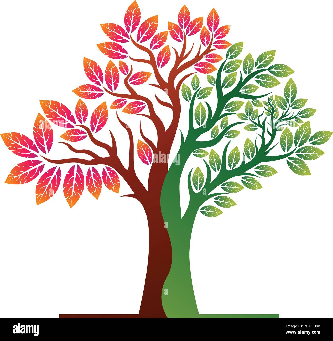 summer tree logo Stock Vector Image & Art - Alamy
