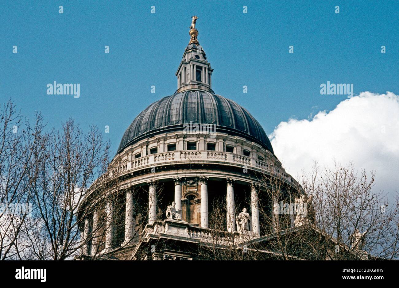 Saint Paul´s Cathedral, April 10, 1983, London, England, Great Britain ...