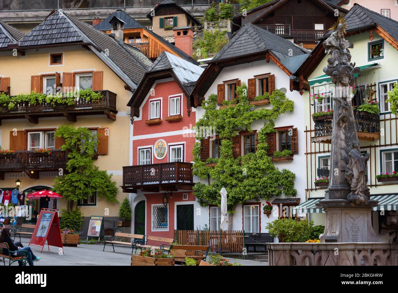 Town Square Hallstatt Austria