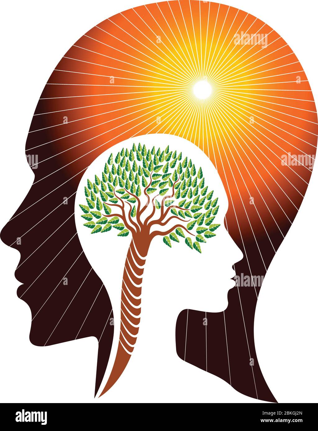 brain tree logo Stock Vector Image & Art - Alamy