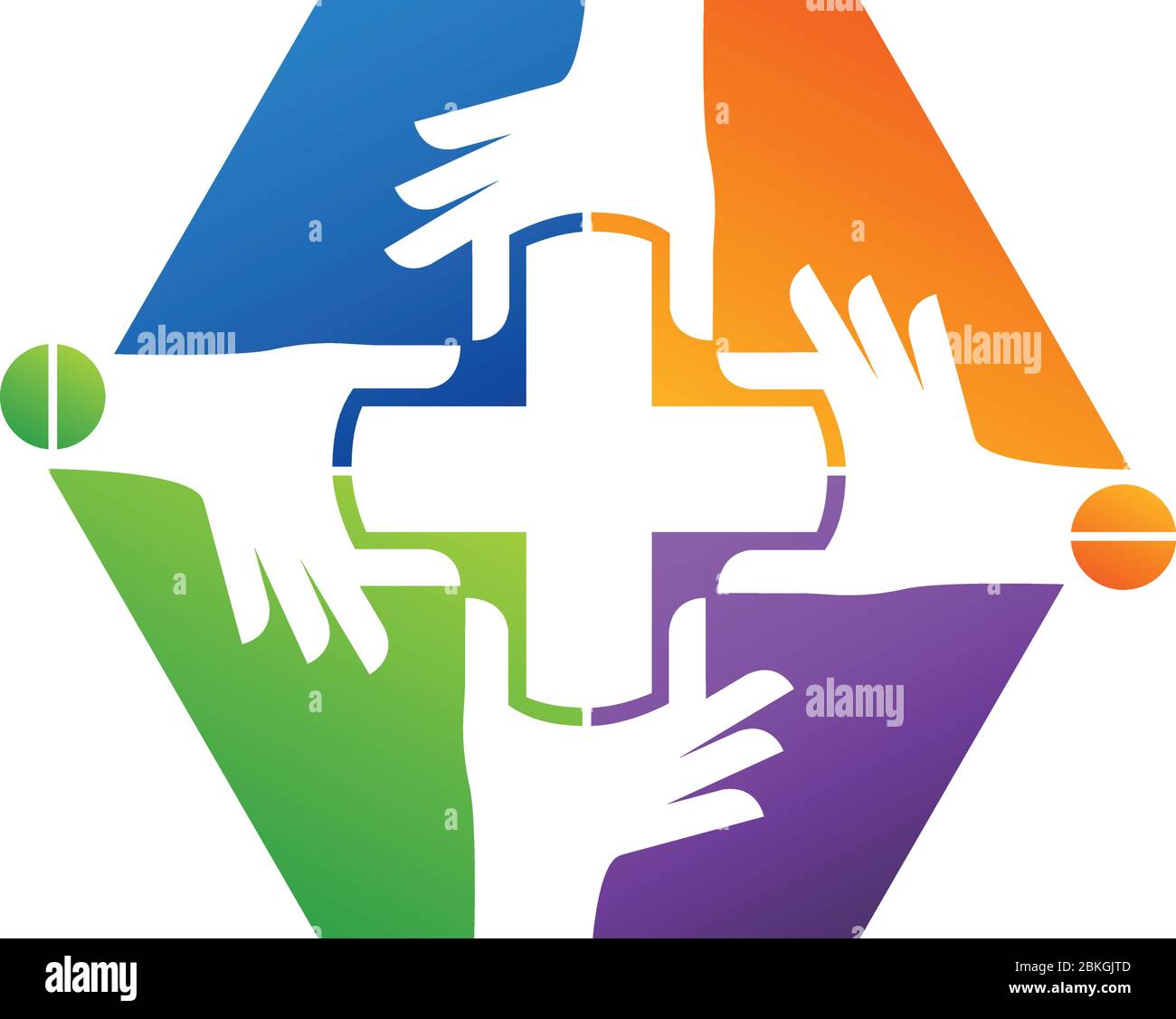 cross hands logo Stock Vector Image & Art - Alamy