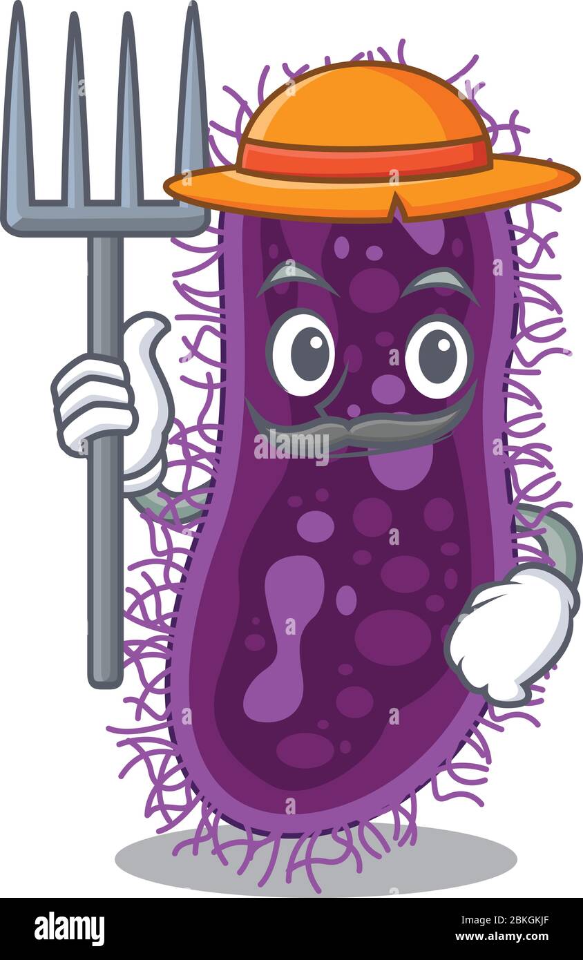 Cartoon character design of lactobacillus rhamnosus bacteria as a ...