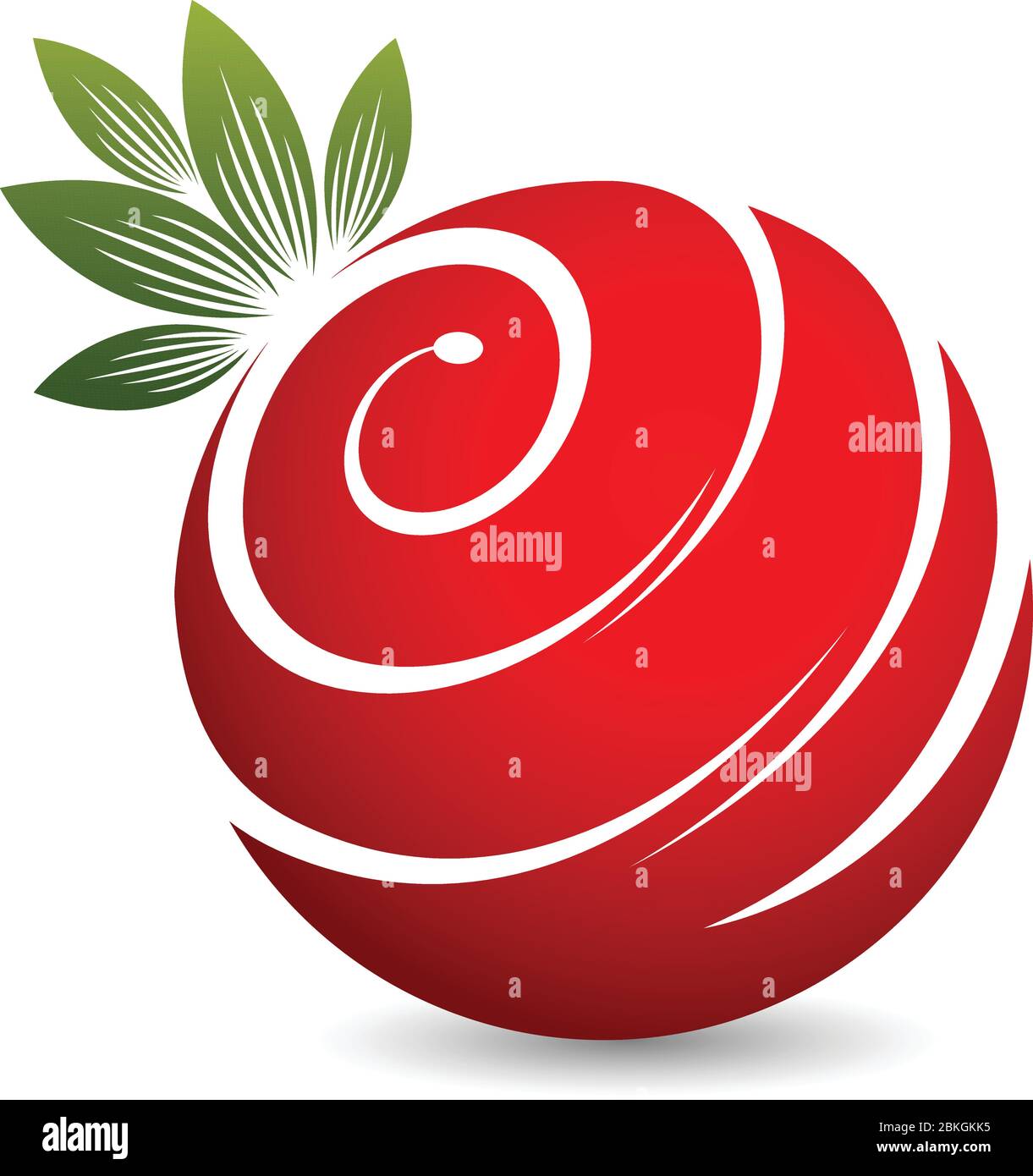 twirl fruit logo Stock Vector Image & Art - Alamy